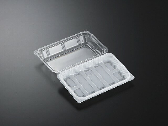 カチッとはまる嵌合(かんごう)タイプのフードパック。※サイズ高さは、本体＋蓋の合計になります。サイズ：[外寸(本体+蓋)]197×128×46mm、[本体高さ]23mm、[蓋高さ]23mm／材質：OPS商品コード00467712メーカー名中...