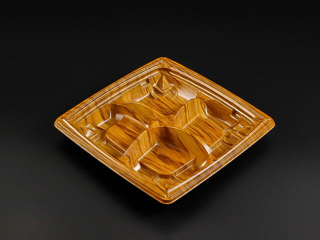 「やりたくない」が「やりたい」に変わる仕切り。仕切りの交差点を下げることで、料理の色や形が伝わります。仕切りが細く、互い違いになっており、料理のスキ間がなく、ぎっしり感がアップ。一部屋ごとの形が異なり、料理に動きがでます。電子レンジ対応。約...