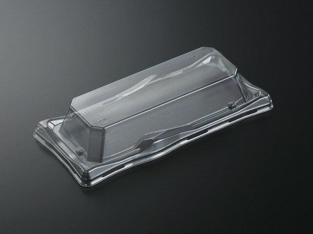 蓋のみです。※本体は別売り。サイズ：239×107×45mm／材質：CAPG／重量：10g商品コード00585062メーカー名中央化学電子レンジ不可種別蓋のみ対応付属品（別売）寿司容器 剣 5-1 こがねG 身 中央化学関連商品(バラ)剣5...