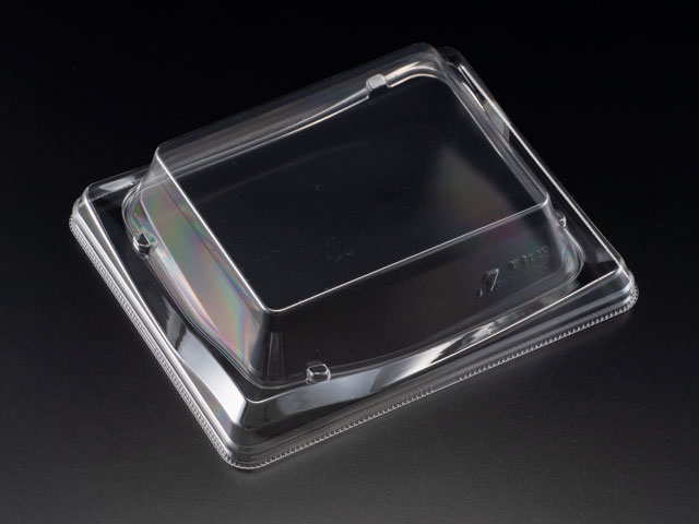 美鮮盛2-3に対応する蓋。カチッとはまる外嵌合蓋。蓋のみ、本体は別売り。サイズ：170×142×46mm材質：バイオマスプラ重量：10g商品コード00612020メーカー名リスパックサイズ170×142×46mm材質バイオマスプラ重量10....