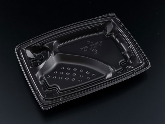 「売り場」と「現場」を魅惑する、ひとにやさしい安心設計。スマート嵌合機能により、蓋が嵌めやすく外れにくく、従来品より結露漏れ防止され、売場が汚れにくい。本体のみ、蓋は別売りです。サイズ：235×170×28mm材質：バイオマスプラ容量：22...