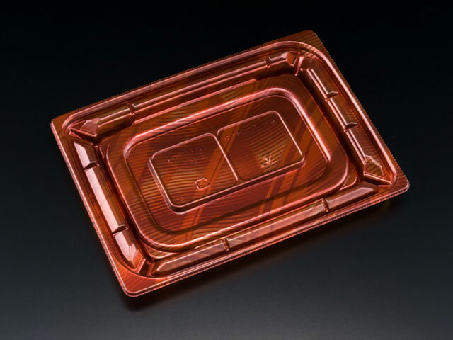 アウトパック作業のしやすさとボリューム感を両立した高機能総菜容器。下駄付きで底面の高さが従来品より6mmアップ！ラベル貼り付き面があるので裏ラベルの機械貼りが可能。内壁が食材を支え、噛みこみにくく、輸送時にずれにくい。フタが嵌めやすく外れに...