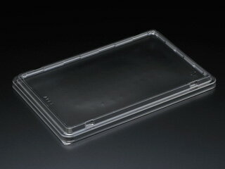 蓋のみです。※本体は別売り。サイズ：133×208mm／材質：A-PET／重量：約10g商品コード00008502メーカー名スミ重量10.00g電子レンジ不可種別蓋のみ対応付属品（別売）軽食容器 エスコン 折D 黒 スミ関連商品(バラ)エス...
