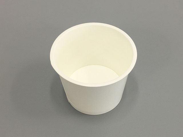 トップシール対応の紙容器。サイズ：直径70×高さ55mm／材質：紙／容量：満杯時132ml商品コード00071720メーカー名東罐興業重量6.00g電子レンジ不可種別本体のみ対応蓋（別売）PC-100F-KF ムジシロリング蓋関連商品(バラ...