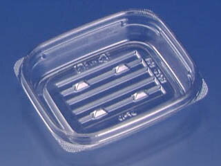 汎用しやすいシンプルな透明容器。漬物や梅干しの日配品に最適です。本体のみ、蓋は別売りです。サイズ：129×108×20mm材質：APET重量：7g商品コード00106785メーカー名リスパックサイズ129×108×20mm材質APET重量7...