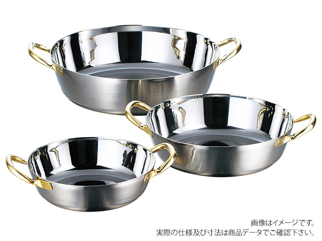 IH対応の揚げ物に適した鍋。筒状の取手は握りやすくソフトタッチで、高級感もあります。※長時間塩分濃度の高いものや、酸の強いものを入れてご使用にならないでください。錆の発生や割れの原因となります。また、アルミや鉄などの異種金属を重ねるなどして...