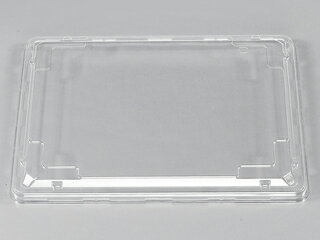 カチッとはまる嵌合(かんごう)タイプ。蓋のみです。※本体は別売り。サイズ：234×199×8mm材質：OPS重量：12g商品コード00237784メーカー名シーピー化成サイズ234×199×8mm材質OPS重量12.00g電子レンジ不可種別...