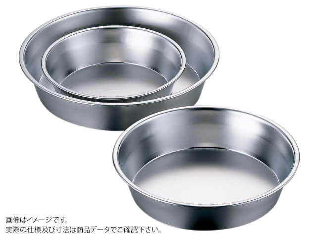共底(底が取れない)タイプのデコ缶。焼き上がったケーキをスムーズに取り出せる事が出来るので、初心者の方にも安心です。冷やし固めたレアケーキを型からスムーズに外すことが出来ます。業務用ならではのサイズバリエーション。サイズ：内径φ150×深さ...