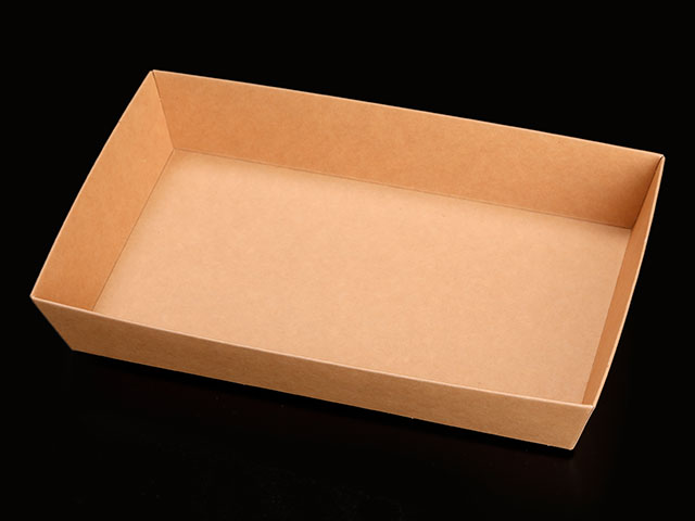 未晒を使用した一体折の紙製品となります。フタが透明なので陳列にも適しており、ハンバーガーや総菜などに最適です。サイズ：203×126×35mm／材質：未晒紙(両面PE)／重量：20.1g／容量：約400g商品コード00267429メーカー名...