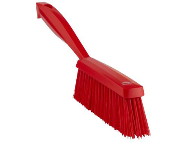 毛が細く柔らかいベーカリーブラシ。粉末や細かいゴミの清掃に最適です。サイズ：325×30×高さ64mm、[毛丈]50mm、[線径]0.45mm重量：170g色：赤[毛質]ミディアム商品コード00268194メーカー名Vikan(ヴァイカン)...