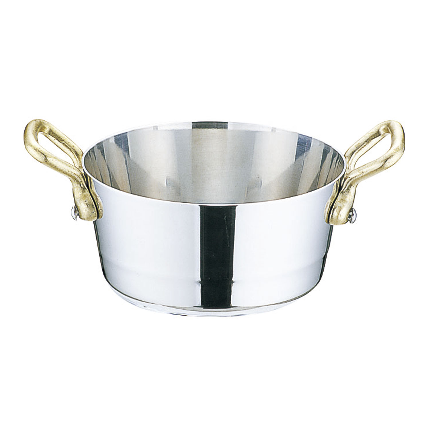 サイズ：φ92×H44mm材質：[本体]18-8ステンレス、[ハンドル]アルミニウム合金蓚酸アルマイト加工容量：230ml商品コード00274684メーカー名トーダイ種別本体のみ関連商品(バラ)プチテーパーパン 両手・深型鍋 9cm(蓋なし...