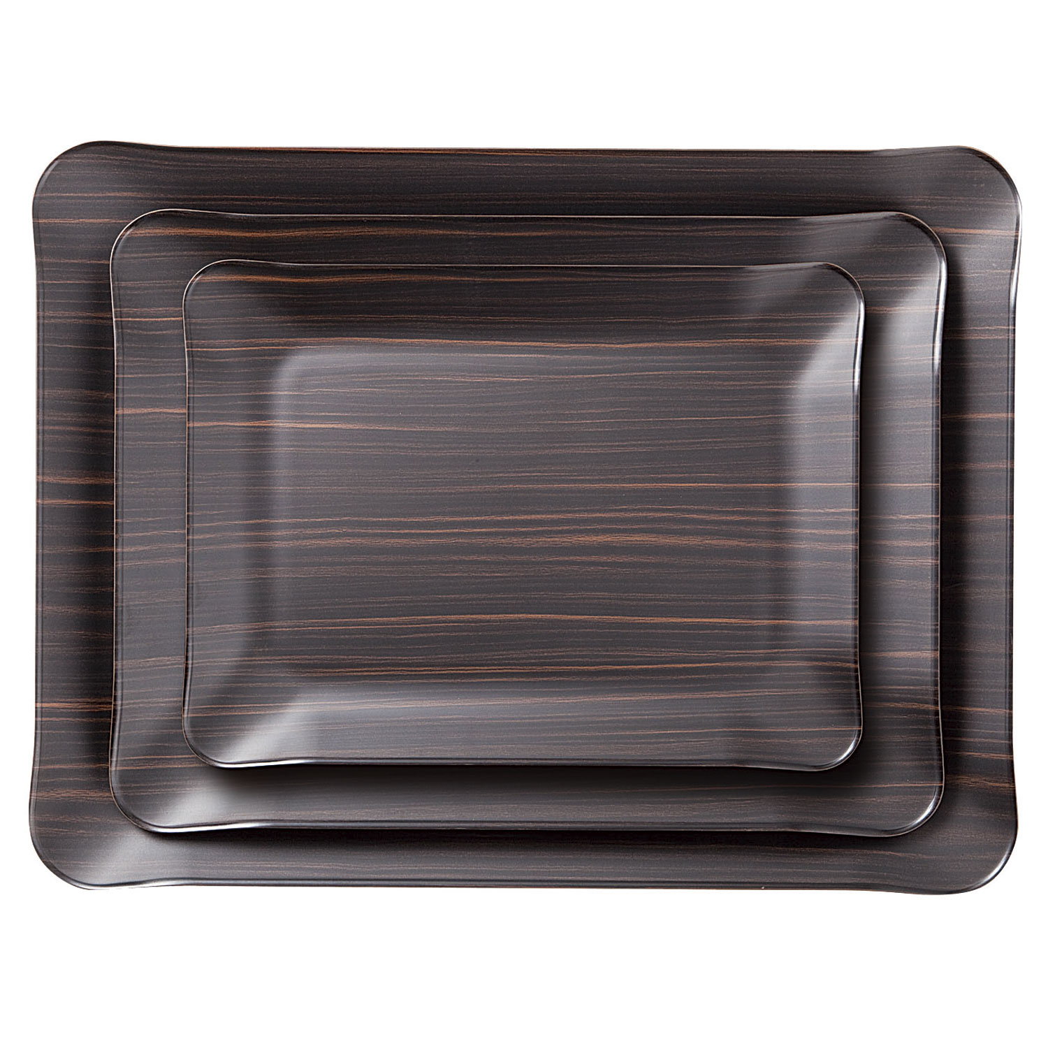 熟成パルプ製のノンスリップトレー！表面に特殊加工を施し、持ち運びの際にも乗せた物が滑りにくくなっています。食器洗浄機対応ですが、多少の劣化はございますので末永く使用したい場合は食器洗浄機の使用はお控えください。サイズ：285×206×H22...