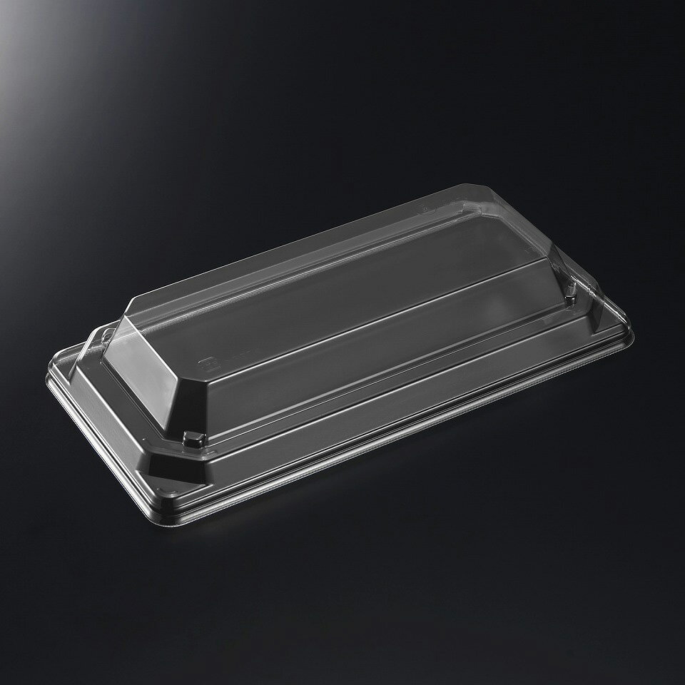 広い蓋天面と裏側面角度で刺身をきれいに見せれます。※本体は別売り。サイズ：238×116×44mm／材質：A-PET／重量：11g商品コード00673309メーカー名中央化学重量11.00g電子レンジ不可種別蓋のみ対応付属品（別売）刺身容器...