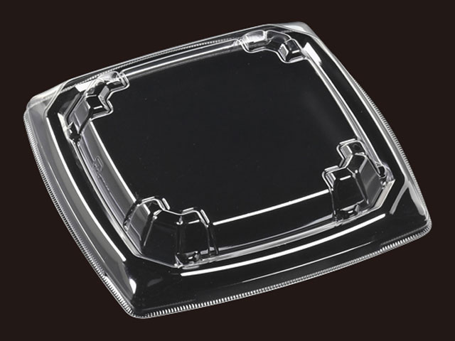 「MFPアーチ丼17-17 本体」用の蓋。※本体は別売り。サイズ：173×173×32mm材質：エコエコOPET重量：8.3g商品コード00306067メーカー名エフピコ重量8.30g電子レンジ可種別蓋のみ関連商品(バラ)T-アーチ丼17-...