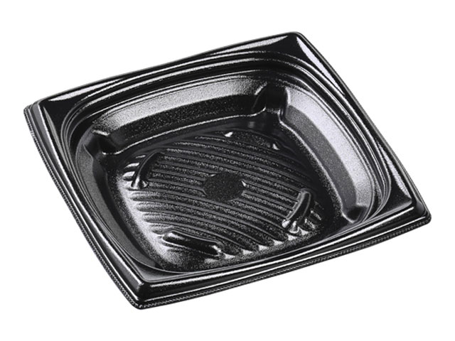 生産ライン適性と盛付けやすさを両立した電子レンジ対応の軽食容器。パスタなどに。※蓋は別売り。サイズ：190×190×35mm／材質：マルチFP／重量：7g商品コード00306914メーカー名エフピコ重量7.00g電子レンジ可種別本体のみ対応...