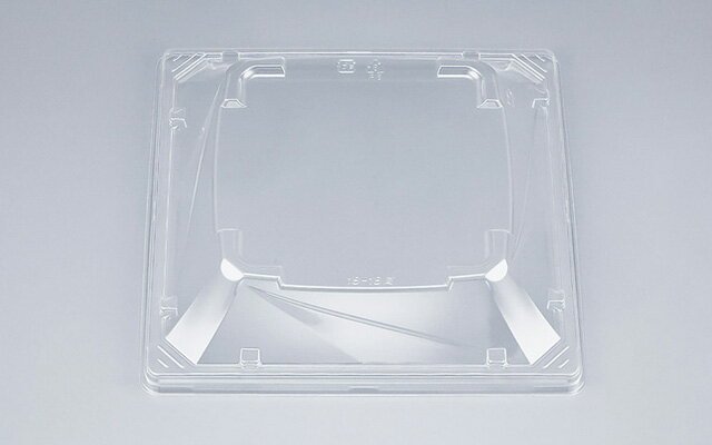 様々な量目に対応できる、絞り形状の新角丼容器。※本体は別売り。サイズ：187×187×28mm材質：OPS重量：11g商品コード00309538メーカー名シーピー化成サイズ187×187×28mm材質OPS重量11.00g電子レンジ不可種別...