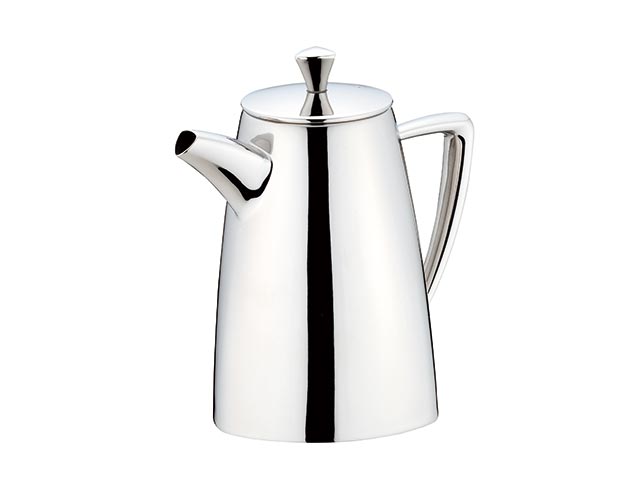 食器洗浄機可サイズ：直径φ95×高さ155mm材質：18-8ステンレス重量：約392g容量：600cc商品コード00313656メーカー名YUKIWA重量392.00g関連商品(バラ)トライアングル コ-ヒ-ポット5人用 1点・注意事項：モ...