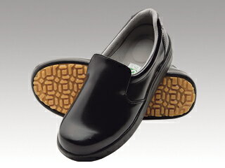 特殊配合ラバーソールで滑りにくい。衝撃吸収カップインソール&吸収・即乾ライニングで清潔快適。ゆったり3E幅広設計。滑り防止・幅広設計・耐油底・抗菌。サイズ：22.0cm材質：[甲材]人工皮革、[裏]EVA、ゴム色：黒商品コード0034097...