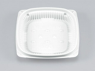 約80ccが入る惣菜容器です。サイズ：108×108×20mm材質：BF重量：4g商品コード00375906メーカー名シーピー化成サイズ108×108×20mm材質BF重量4.00g電子レンジ可種別本体のみ対応蓋（別売）エコD11-11A嵌...