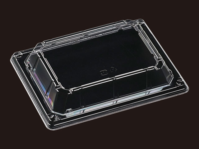 MFP平舟丼シリーズの蓋です。カチッとはまる嵌合タイプ。※本体は別売り。サイズ：197×149×35mm／材質：OPS／重量：8g商品コード00451798メーカー名エフピコ重量8.00g電子レンジ不可種別蓋のみ対応付属品（別売）どんぶり容...