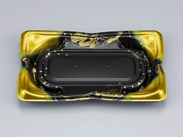 寿司3貫に対応する容器。蓋は別売りです。サイズ：182×110×24mm材質：PSP重量：3g商品コード00462866メーカー名シーピー化成サイズ182×110×24mm材質PSP重量3.00g電子レンジ不可種別本体のみ対応蓋（別売）SF...