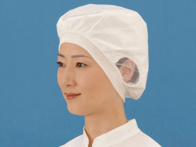 高耐久性タイプ(数回の洗濯が可能)。バンド付きで、毛髪のはみ出し防止を強化。バンドが汗止めになります。天井がメッシュで通気性に優れています。サイズ：L材質：不織布色：白商品コード00482980メーカー名日本メディカルプロダクツ種別本体のみ...
