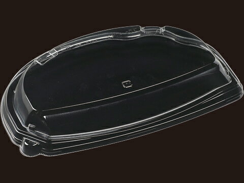 舞皿(寿司)シリーズの蓋です。カチッとはまる嵌合タイプ。※本体は別売り。サイズ：256×158×36mm／材質：エコAPET／重量：13g商品コード00484850メーカー名エフピコ重量13.00g電子レンジ不可種別蓋のみ対応付属品（別売）...