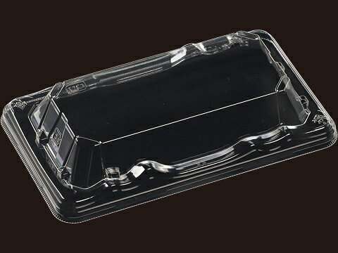 大波台シリーズの蓋です。外かん合タイプ。※本体は別売り。サイズ：196×114×35mm／材質：エコAPET／重量：8g商品コード00510655メーカー名エフピコ重量8.00g電子レンジ不可種別蓋のみ対応付属品（別売）刺身容器 大波台19...