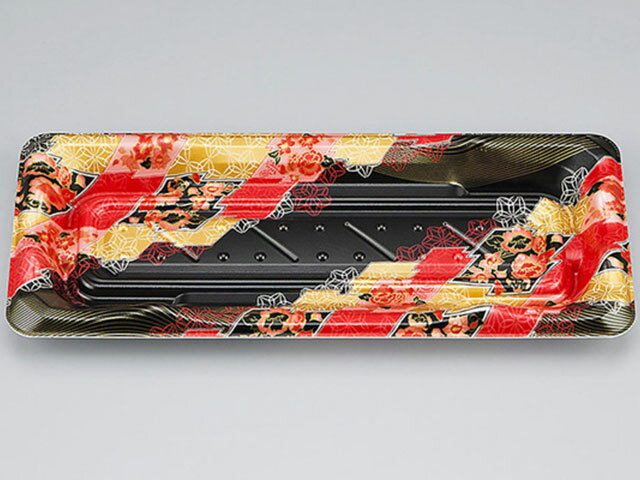 寿司5貫用。※蓋は別売り。サイズ：248×103×23mm材質：PSP重量：4g商品コード00515519メーカー名シーピー化成サイズ248×103×23mm材質PSP重量4.00g電子レンジ不可種別本体のみ対応蓋（別売）SF港15 高嵌合...