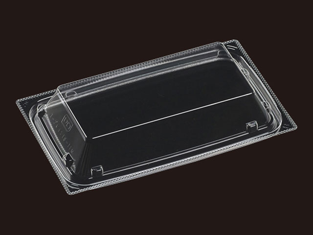蓋の高さが選べる電子レンジ対応の惣菜容器。カチっと嵌まる嵌合(かんどごう)タイプで、液漏れしにくい容器です。※本体は別売り。サイズ：172×103×38mm／材質：OPS／重量：7g商品コード00559178メーカー名エフピコ重量7.00g...