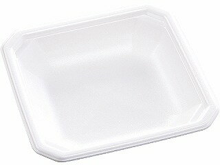 惣菜向けの食品トレー。ラップ強度を保つ、玉ぶち形状。※蓋無し。サイズ：108×108×22mm／材質：PSP／重量：2g商品コード00573170メーカー名エフピコ重量2.00g電子レンジ不可種別本体のみ関連商品(ケース)DFV-11-11...