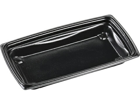 閉めやすい内嵌合の電子レンジ対応容器。底面がフラットでシールが貼りやすい。カチッと嵌まる内嵌合タイプ。※蓋は別売り。サイズ：248×145×33mm／材質：マルチFP／重量：6g／容量：約380cc商品コード00585556メーカー名エフピ...