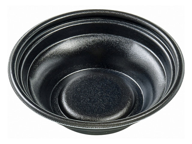 麺に特化した電子レンジ対応の丼容器。絞タイプ(浅型)。丼や汁なし麺のテイクアウトにおすすめ。※蓋は別売り。サイズ：φ179×52mm材質：マルチFP重量：5.6g容量：約450ccシリーズ名：MFPホット麺商品コード00625615メーカー...