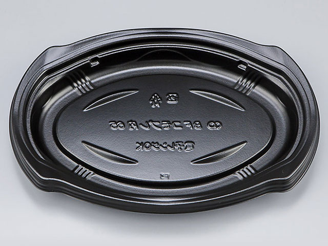 スタイリッシュなランチプレート。蓋天面が容器底面に嵌まるので段積みしやすく、くずれにくい。容量：約220cc。サイズ：232×167×26mm材質：BF重量：11g商品コード00631058メーカー名シーピー化成サイズ232×167×26m...