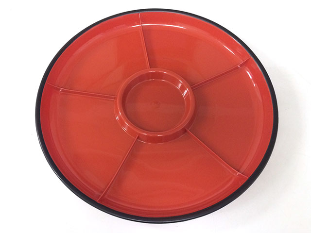 宴席で定番の器。別売でオードブル(42)専用の中仕切もございます。／材質：PP商品コード00635232メーカー名ニシキ重量198.00g電子レンジ不可種別本体のみ対応蓋（別売）オードブル 42 蓋対応付属品（別売）PO-42赤(セット)関...