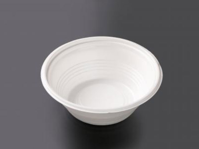 環境にやさしい紙製エコ容器。内側にPETフィルムがコーティングされ水分の浸透を防ぎ、レンジアップも可能です。丼物・麺類等のテイクアウトのご利用下さい。蓋は別売り。サイズ：φ170×60mm／材質：紙、PET(内)／重量：約18g／容量：60...