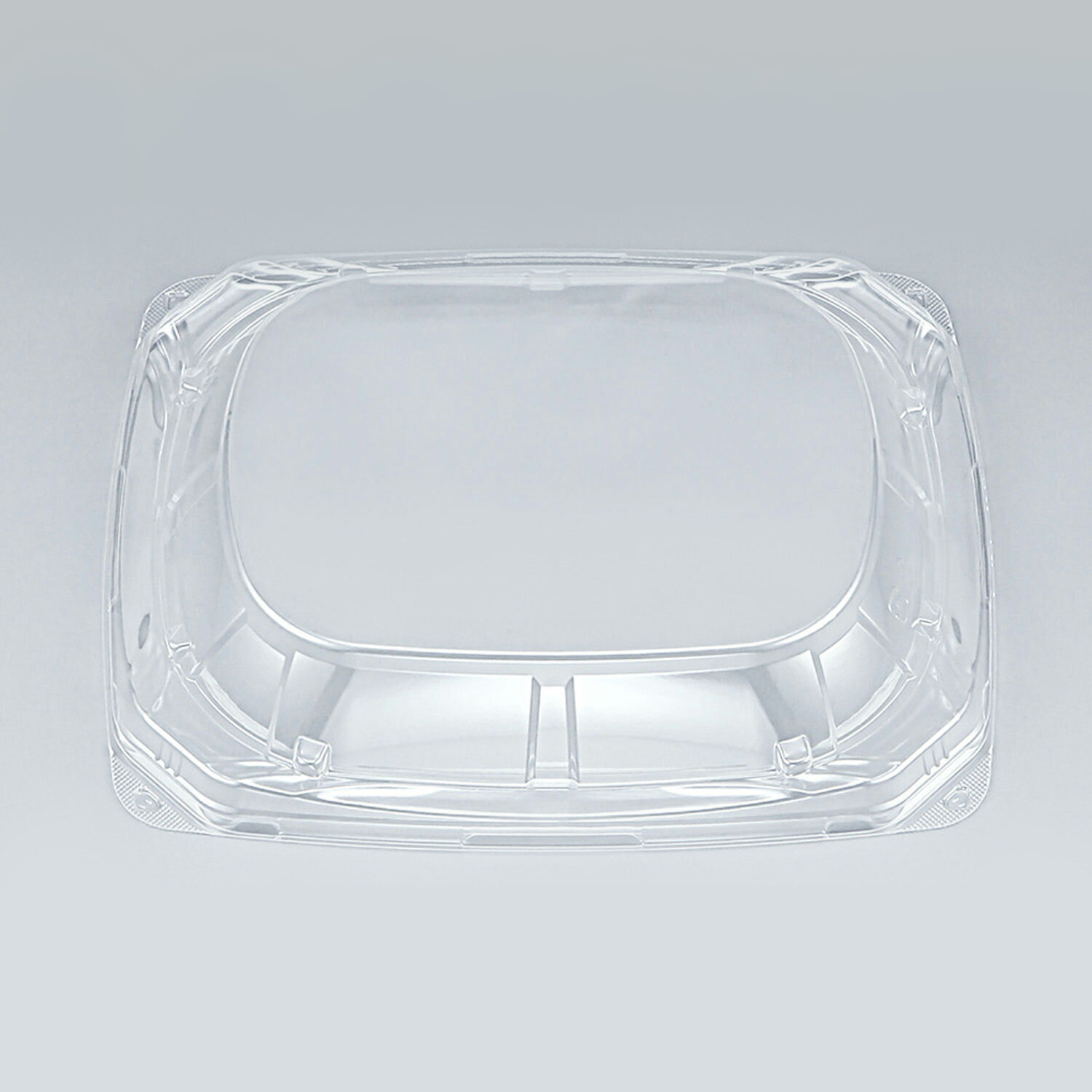 外れにくく開けやすい嵌合蓋です。※本体は別売り。サイズ：233×190×23mm材質：OPS重量：10g商品コード00656926メーカー名シーピー化成サイズ233×190×23mm材質OPS重量10.00g電子レンジ不可種別蓋のみ対応付属...