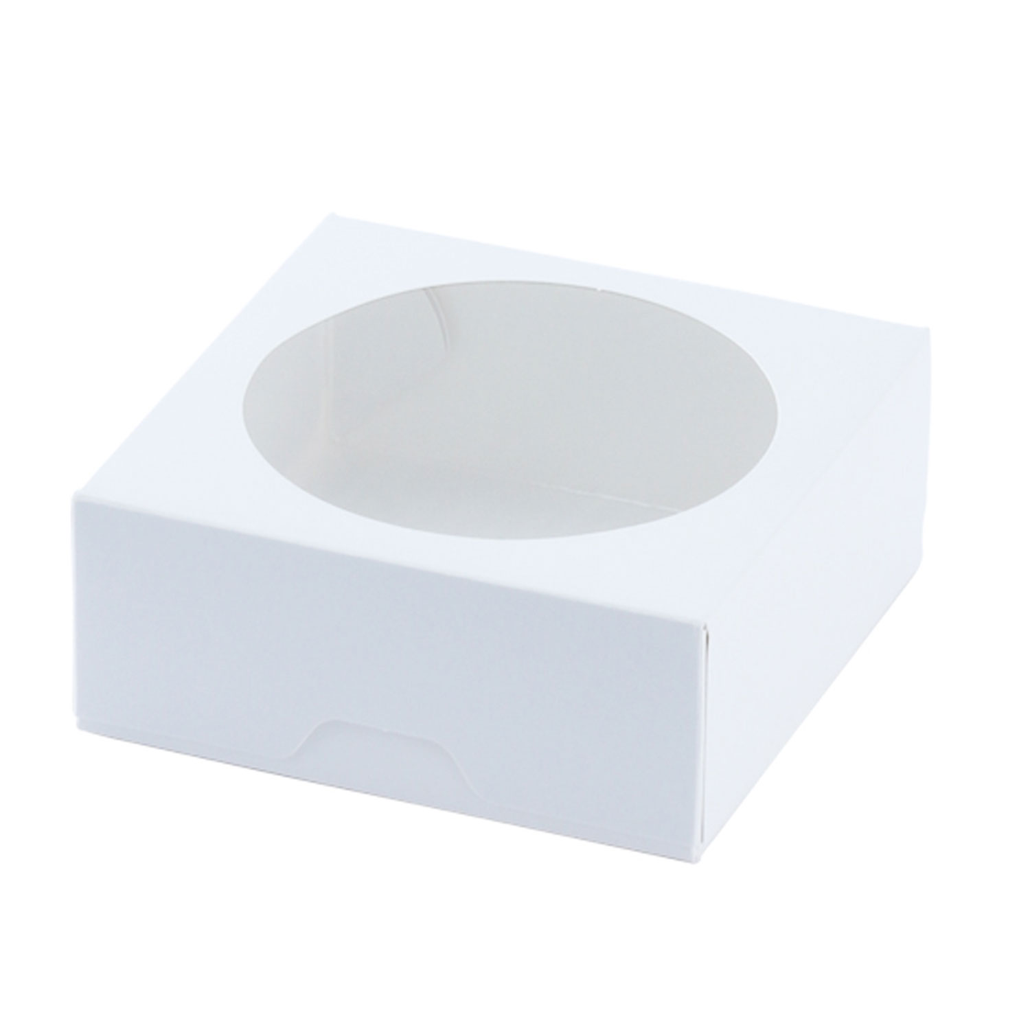 窓付きの紙ボックス。サイズ：105×105×43mm材質：紙重量：15.3g商品コード00658829メーカー名ペーパークラフト重量15.30g電子レンジ可種別本体のみ関連商品(ケース)ウィンドBOX WR-105ホワイト 600点・注意事...
