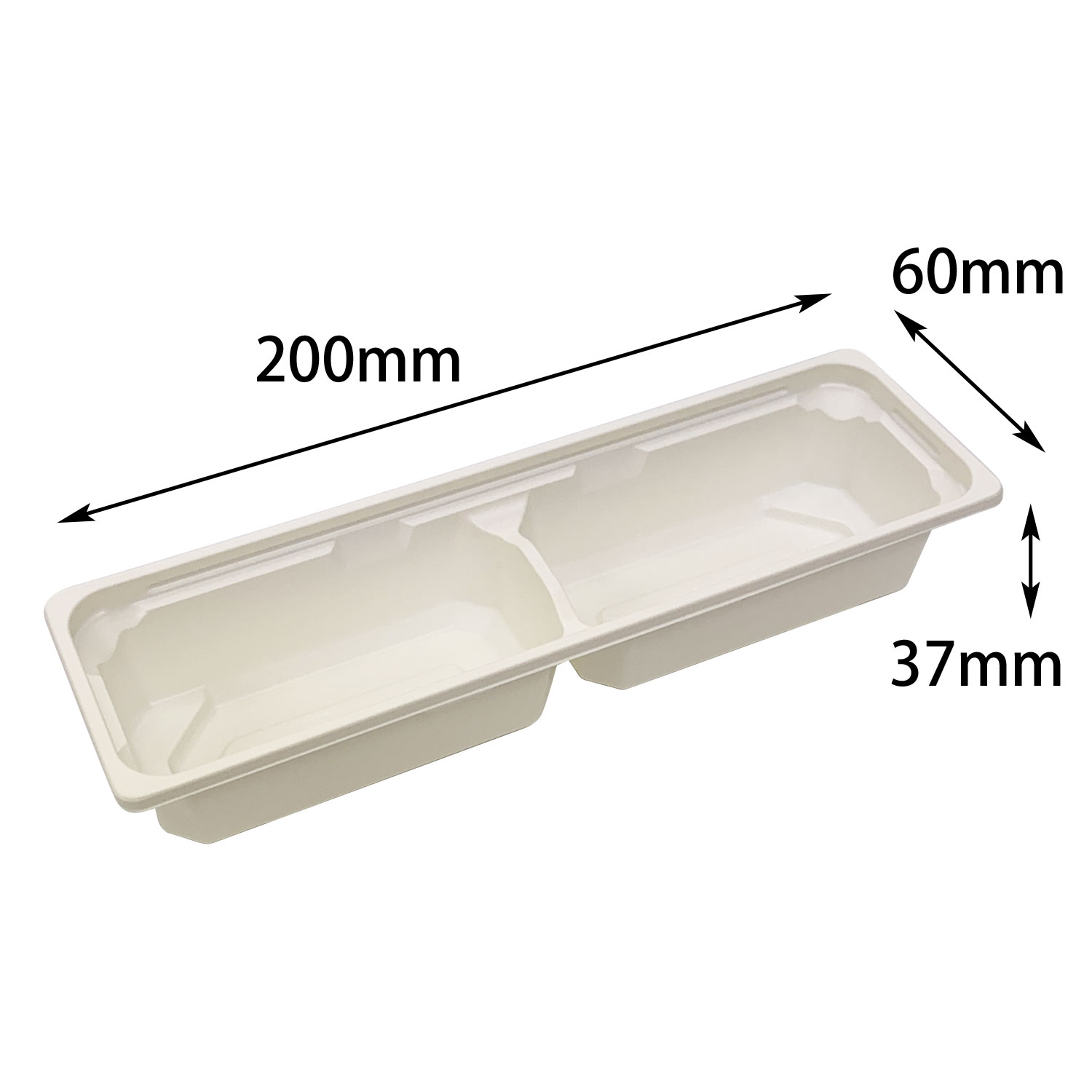 高級感のある折箱、ワン折H67×20縁・蓋で使用可能な環境対応商品の底。アクタ従来商品と比べプラスチック使用量を削減。使用後プラスチックゴミとして破棄します。サイズ：200×60×37mm材質：PS、PP重量：2.9g商品コード006742...