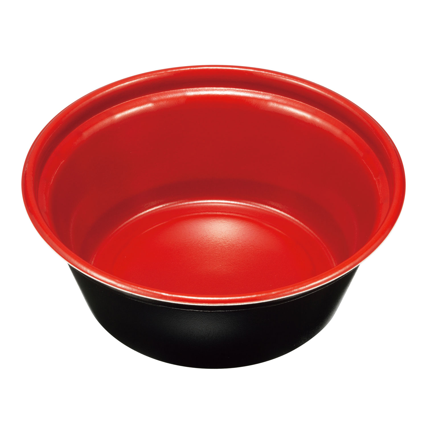 耐熱PSP発泡のセパレート3層構造の丼、汁物容器のKNBシリーズに「マシマシ形状」の大盛容器をラインナップしました。丼物、麺物、汁物料理のデリバリーに最適です。レンジアップも可能です。サイズ：φ200×77mm／材質：耐熱PSP／重量：11...