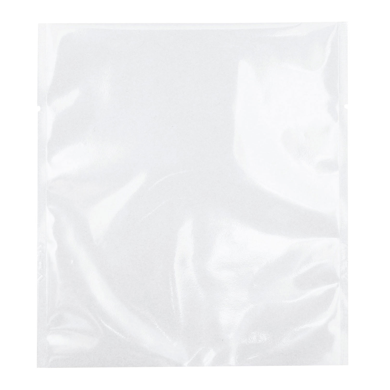 バームクーヘンやマドレーヌ、どら焼き等の少し大きめなお菓子を入れやすい無地タイプの平袋です。中身が見える安心と、美味しさの保持と保香性に優れています。開封用のVカット入り。ヒートシール可。脱酸素剤使用可。乾燥剤使用可。[入数]100枚。サイ...