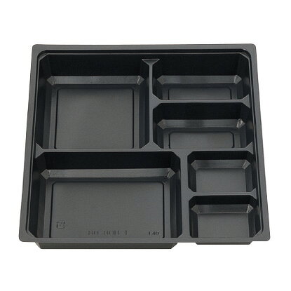 食材や料理に合わせて中仕切りをセレクトできます。別売りの紙BOXをお買い求め下さい。サイズ：240×240×35mm／材質：PPF／重量：20.6g/色：黒カルプ商品コード00664805メーカー名北原産業重量20.60g電子レンジ不可種別...