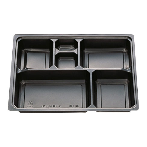 食材や料理に合わせて中仕切りをセレクトできます。別売りの紙BOXをお買い求め下さい。サイズ：250×185×35mm／材質：PPF／重量：17.2g/色：黒カルプ商品コード00697585メーカー名北原産業重量17.20g電子レンジ可種別付...