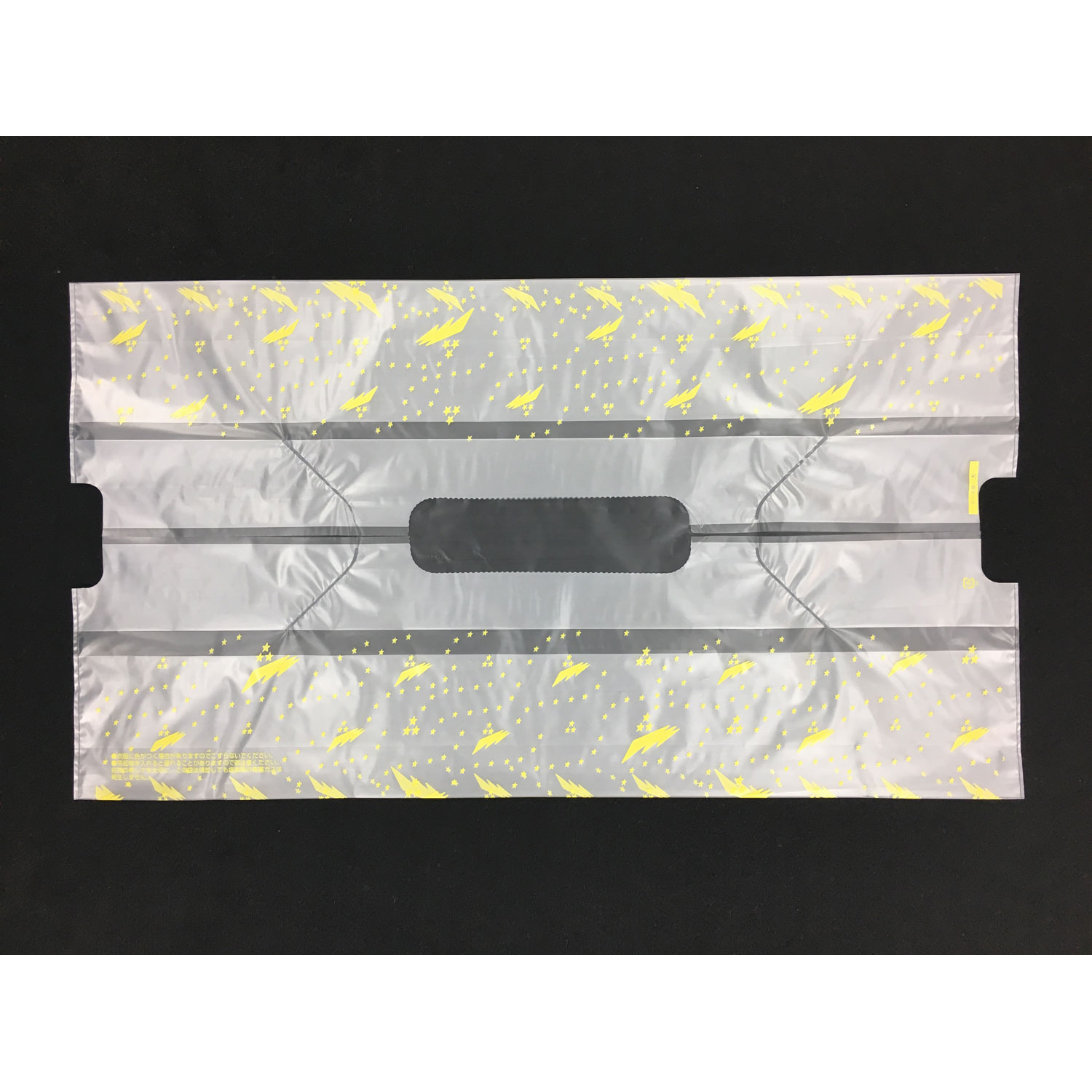 デコ7・8号用。有るようでなかったケーキサイズの箱がすっぽりと傾くことなく収まる手提袋です。サイズ：巾560×マチ160×長さ540mm材質：HDPE厚さ：0.03mm商品コード00415525メーカー名まつもと合成関連商品(ケース)バンバ...