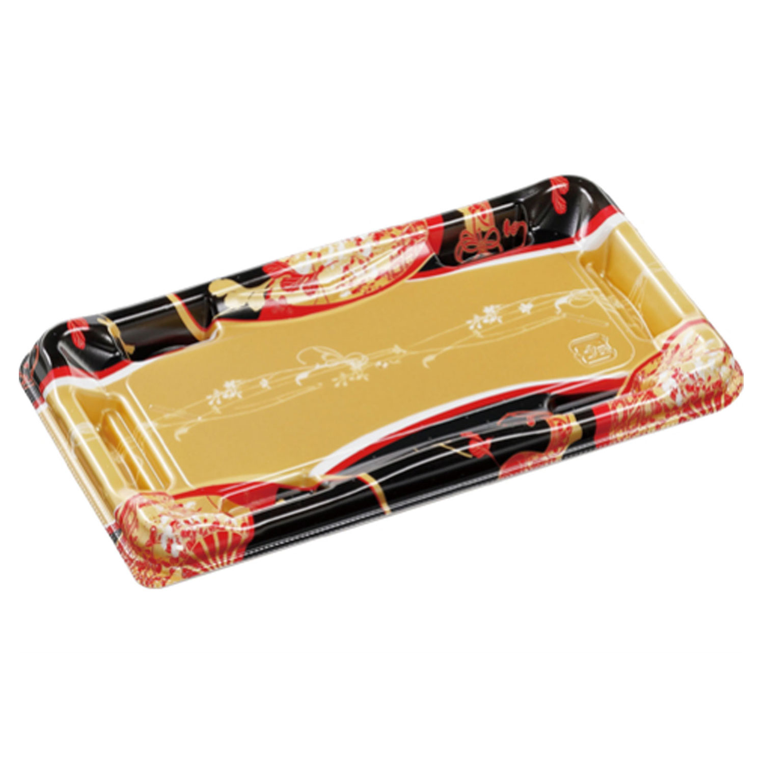 寿司10貫用。握り寿司や巻寿司、いなりなどの寿司容器。サイズ：248×140×25mm／材質：低発泡PSP／重量：8.5g商品コード00692419メーカー名エフピコ重量8.50g電子レンジ不可種別本体のみ対応蓋（別売）T-優彩2-5 嵌合...