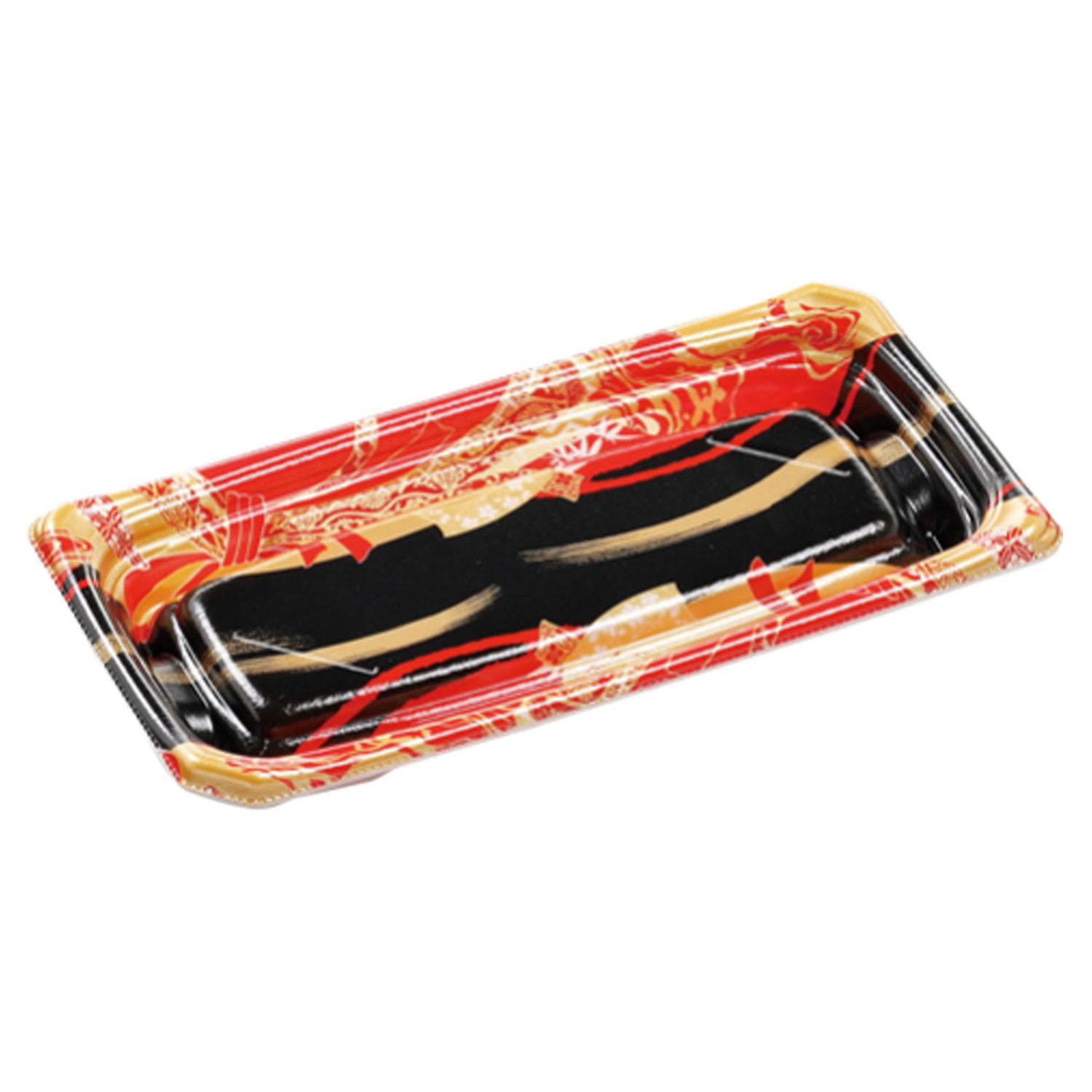 内嵌合仕様の寿司容器。寿司4貫用。サイズ：217×108×27mm／材質：PSP／重量：4.4g商品コード00402276メーカー名エフピコ重量4.40g電子レンジ不可種別本体のみ対応蓋（別売）T-Uステージ1-4 内嵌合蓋 APエコ関連商...
