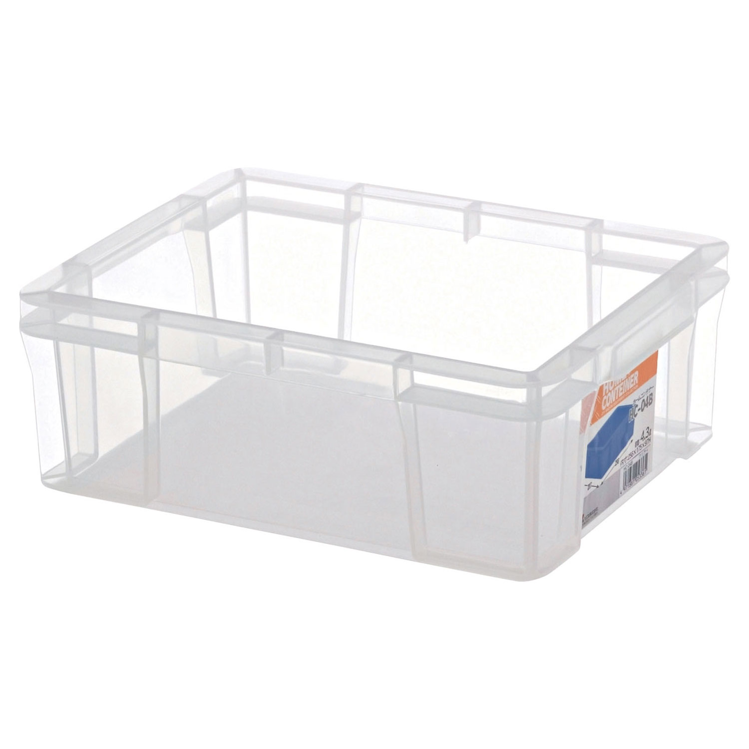 大小充実した品揃えでタイプ別の積み重ねができる。サイズ：298×207×100mm材質：PP重量：343g商品コード00406540メーカー名リス重量343.00g対応蓋（別売）ホームコンテナー HC-04 (フタ) C関連商品(ケース)ホ...