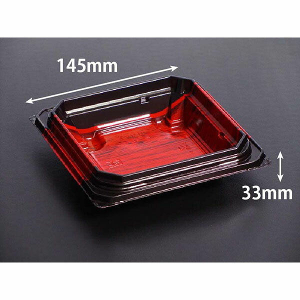 丼に。環境対応素材。※フタは別売り。フタが嵌めやすく外れにくい嵌合設計。結露漏れ防止で売場が汚れにくい。2点式だから保管や作業負担も軽減。サイズ：145×145×33mm材質：バイオPPF重量：9.6g商品コード00476312メーカー名リ...