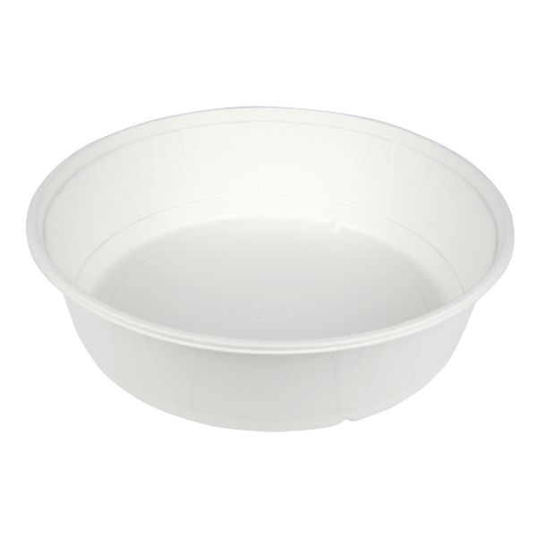 主原料のバガス(サトウキビの搾りかす)と竹の混合素材を使用したホワイト基調の業務用・使い捨てバーレル容器です。催事やパーティーに最適です。耐油耐水性。電子レンジ対応。別売りの蓋があります。※内側にコーティング加工がされていない為、米飯など粘...