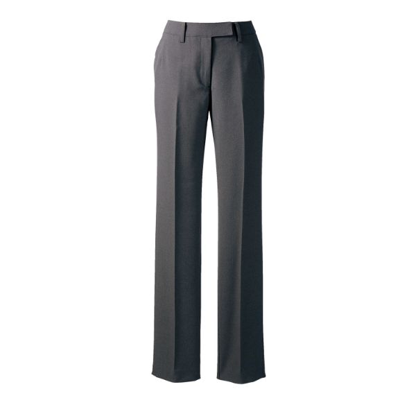 ストレッチ機能付きのレディスパンツ。ポリエステル100％でありながらウールを思わせる、なめらかな風合い。[別売りのペアアイテム]ベスト：BP6001-8。サイズ：9号材質：パミオストレッチツイル(ポリエステル100%)商品コード004382...